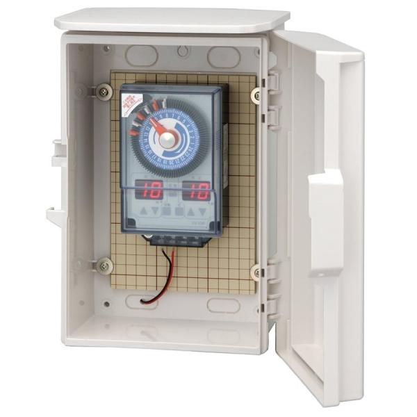 自動散水制御装置 オートレインタイムスイッチ1系統 FV1DF-100S-P1423 FV1DF-200S-P1423　スナオ電気　アナログ式繰返し機能搭載　細霧冷房等に■特長■FV1DFは細霧冷房用途の繰り返し機能が付いている24時間タイ...