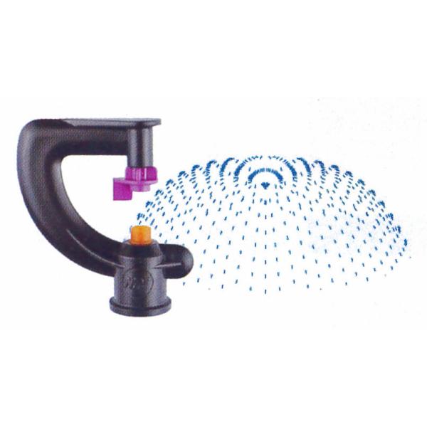 マイクロスプリンクラー ＭＤ−７０２ 上部のみ マイクロミスト【ノズル色を選択ください】■ノズル性能■　カラー　｜　水量 (L/ 分)　｜　散水直径 (m)　茶　　｜　　　0.7　　　｜　　1.8　灰　　｜　　　1.2　　　｜　　1.8・逆...