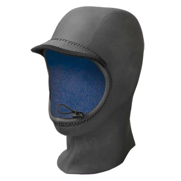 寒冷地向け。メッシュスキン/ファイアーウォール10を広く配し温かい。ヴァイザーと顔面をフィットするドローコード付き。保温性重視のフード。【仕様】素材：3mmメッシュスキン/ファイアーウォール10Xサイズ、頭囲：S（52cm）、M（55cm）...