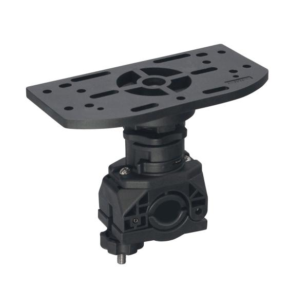 BMOフィッシングギアシリーズのマルチ魚探マウント2（樹脂ナット付き）とパイプベース（ソケット）2がセットになった、魚探取付に最適なマウントシステムです。工具不要＆穴あけ不要で、レールに簡単・しっかり取り付け可能。360度回転可能なマウント...