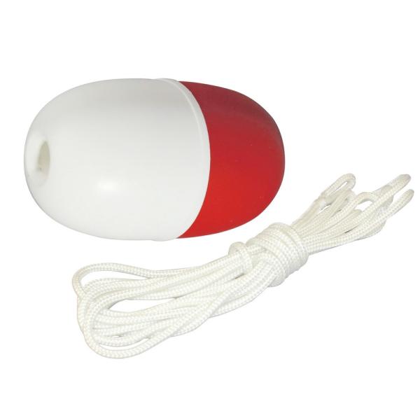 フロートをシーアンカーの回収ロープに取り付けておけば回収時に簡単に回収ロープを見つけることができます。フロートと回収ロープのセットです。【仕様】サイズ：76×126mmロープ穴：3/8″重量：100g付属ロープ径：Φ6mm、ロープ長さ：5m...