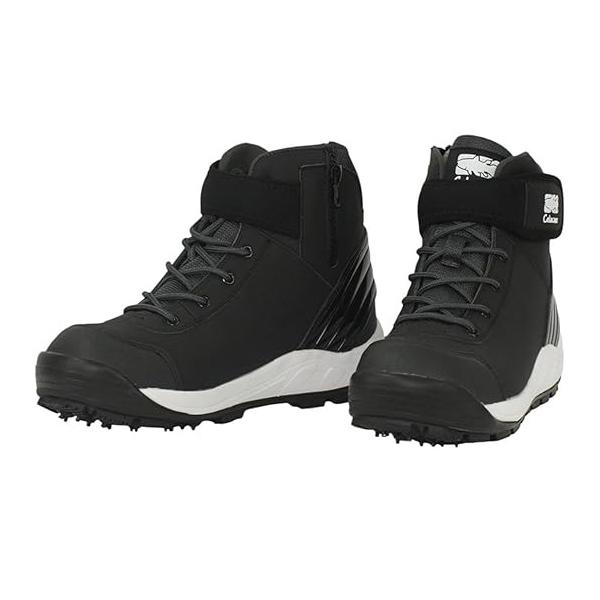 足場の悪い磯場や岩場でも安定した歩行を実現するスパイクシューズ。ソールに埋め込まれたスパイクピンが岩肌をしっかり掴み、滑りやすい場所でも確実なグリップ力を発揮します。ハイカットデザインと伸縮性のあるマジックベルト仕様で足全体をしっかりホール...