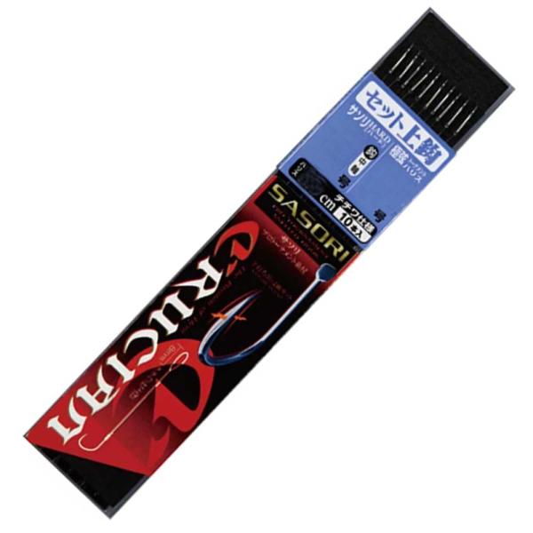 へら糸付鈎 セット上鈎鈎：〈Sasori（HARD）〉＋糸：〈極弦〉のセッティング。セット上鈎専用のチチワ仕様の糸付き鈎。例会や大会に限らずハリスは長さの調整や魚によるラインブレイクで交換する機会が多い。このセット上鈎シリーズとトロ巻きシリ...