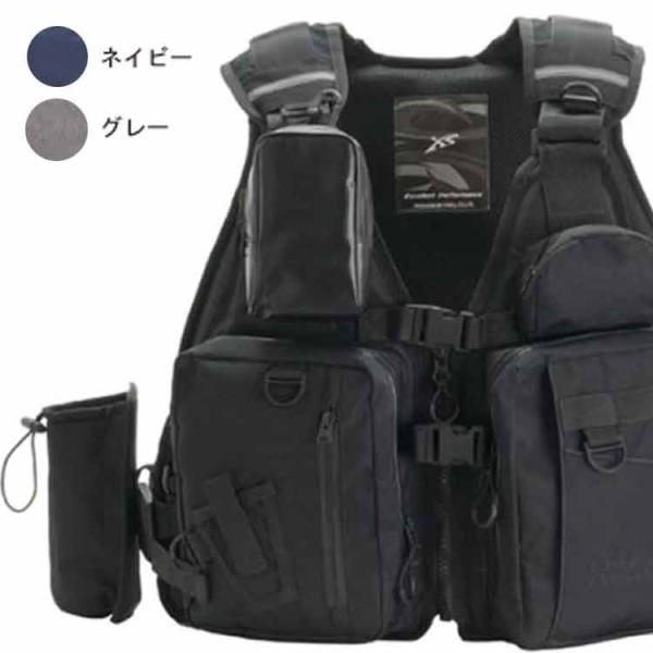 背面にはタックルケースが収納できる大型ポケットを採用しています。 水切れが良く、乾きやすい裏地メッシュ仕様。 調整可能なアジャスター付きでフィット感を向上。 取り外し可能なポーチ、ペンチホルダー、フィッシュグリップホルダーが装備されています...