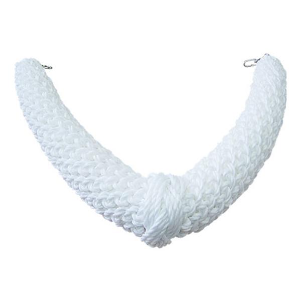 お手軽防舷材。ロープの素材はポリエチレンです。両端にSUSチェーン付属しています。80Φ×400L×400L【仕様】※メーカーによっては仕様・カラー等が予告無く変更になる場合がございます。