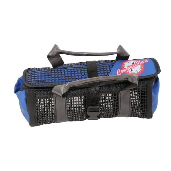 【商品説明】メッシュ生地で使用後のジグやプライヤーを丸洗いできます。手提げ部分はTPUベルトを採用し、メンテナンスも簡単。【仕様】サイズ：24.5×12×12cm最大24cmジグまで。カラー：ブルー※メーカーによっては仕様・カラー等が予告無...