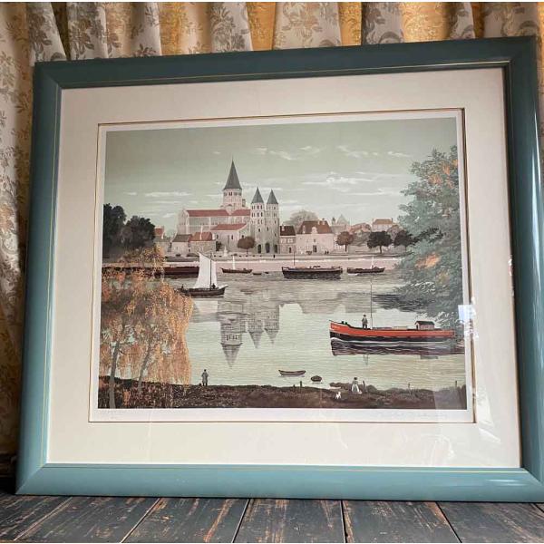 ■商品詳細 作品名：Abbey de Paray-le-Moial作家名：ミッシェル・ドラクロワ ■作家履歴 1933　フランス・パリ14区に生まれる。　　　小さい頃から自然に興味を持ち、木々の見事な緑色や花の咲く様を見て育った。1950　...