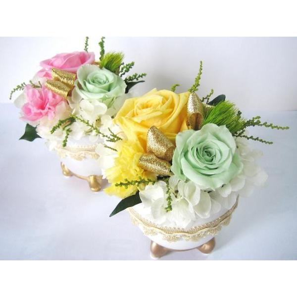 ミントのバラで爽やかに！和洋プリザが登場。ナチュラルな贈り物！(約高さ13センチｘ横10センチｘ幅10センチ)【HLS_DU】【RCP】【あすつく_土曜営業】【あすつく_point】【5P13oct13_b】【マラソン201310_送料無料】