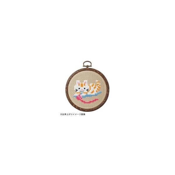 刺繍糸や針、おしゃれなフープなどがセットになった制作キット♪初心者の方におすすめです。