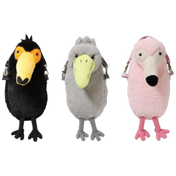 クチバシ部のクリップでカバンに留められます。