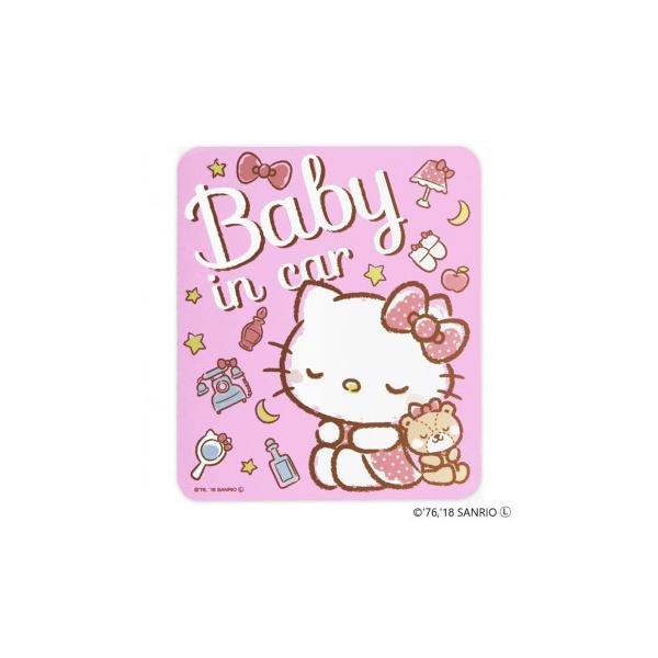 車に貼り付けることにより、一目で赤ちゃんが車に乗っていることを周囲に周知できます。