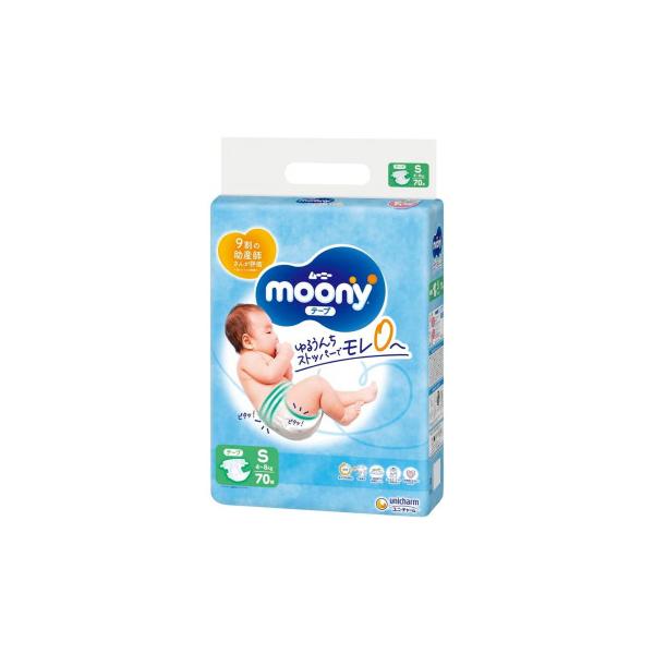 背中と足まわりにピタッと沿って隙間を作らず、大量のゆるうんちをせき止めます。無添加弱酸性トップシートを採用しています。石油由来油剤、香料、ラテックス、合成着色料の4つの成分が無添加です。