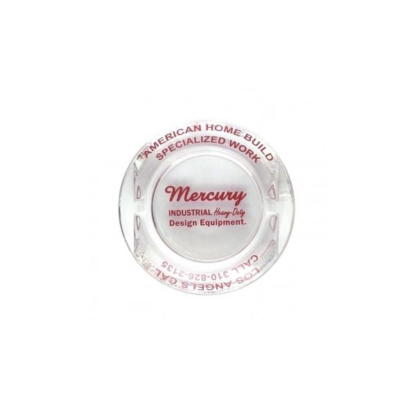 アメリカのダイナーやモーテルで使われていたヘビーガラスアシュトレイです。