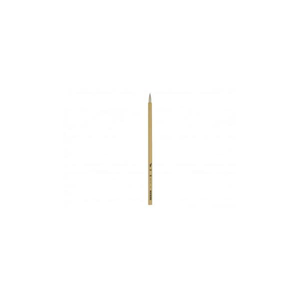 コシの強いイタチ毛を芯毛に、上質な馬毛と羊毛を上毛に使用しました。先端の尖りとまとまりの良さはシャープな線が描けるため細かい作業に最適です。また絵具の含みが良いため、水彩画、日本画、デザインなどで使用できます。