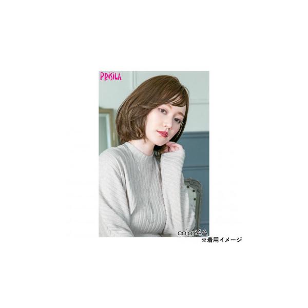 プリシラ オールウィッグ エフォートレスボブ ブラウン A-711-4A : A