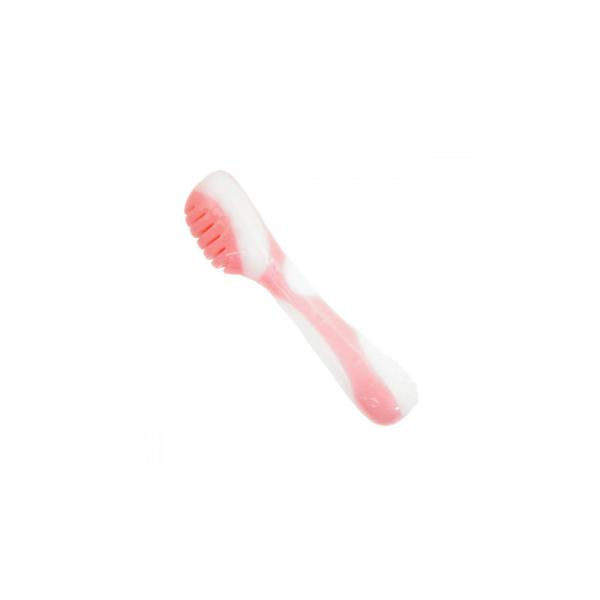 歯になじむ硬さの、「セミソフトタイプ」。噛む力が弱いワンちゃんのデンタルケアにぴったりです。たくさん噛めるやわらかさ、歯になじむほどよい硬さ、異なる2つの硬さの合成ゴム(TPR)で飽きずに噛める。獣医師推奨デンタルケア。