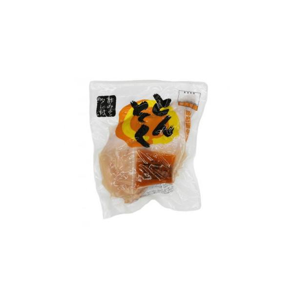 新鮮な豚足をボイル、整形し、パックした後加熱してありますので、このままおいしくお召し上がりいただけます。添付の酢みそタレをつけてお召し上がり下さい。