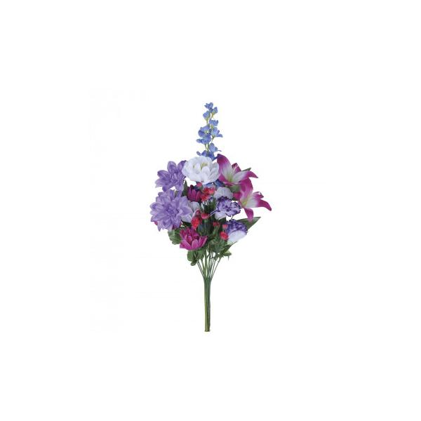 色とりどりの花が使用された仏花の造花です。