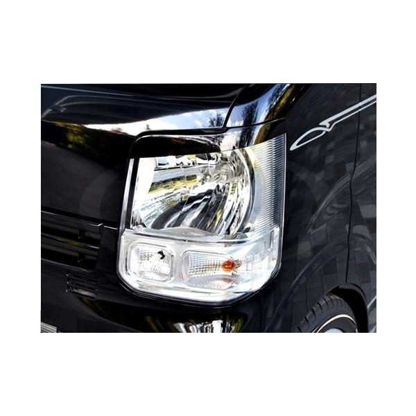 メーカー：バタフライシステム　Butterfly Systemブランド：グランツ　GLANZ商品：アイライン（左右２点１台分）材質：FRP（未塗装）状態：新品未使用■適合車種車種：エブリイ バン　EVERY VAN型式：DA17V年式：20...