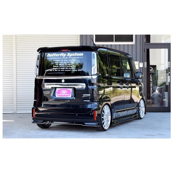 メーカー：バタフライシステム　Butterfly Systemブランド：グランツ　GLANZ商品：リアフラップスポイラー材質：FRP（未塗装） 状態：新品未使用■適合車種車種：スペーシア カスタム　SPACIA CUSTOM型式：MK53S...