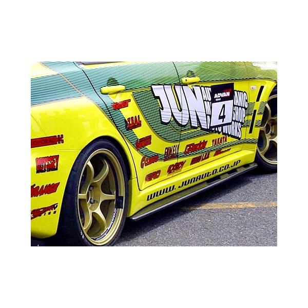 メーカー：JUN AUTO MECHANIC　田中工業商品：サイドディフューザー（左右２点１台分）品番：8008M-M001材質：綾織りカーボン（クリアゲルコート仕上げ）状態：新品未使用■適合車種車種：ランサーエボリューション10　LANC...