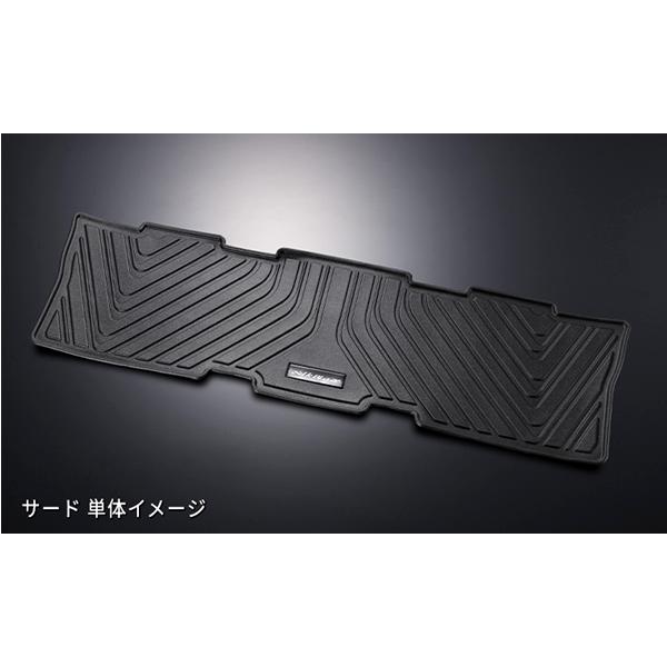 メーカー：K'SPEC　ケースペックブランド：SILKBLAZE　シルクブレイズ商品：サード3Dラグマット 状態：新品未使用品【商品データ】カラー：ブラック外寸サイズ：横1230mm〜1170mm/縦355mm※シートアレンジによっては設置...