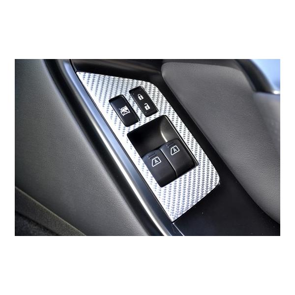 メーカー：RSW　アールエスダブリュー商品：ウィンドゥスイッチパネル（左右セット）材質：シルバーカーボン（クリアー塗装仕上げ）取付：付属の両面テープにて施工状態：新品未使用■適合車種車種：GT-R型式：R35年式：MY17〜（2016/08...