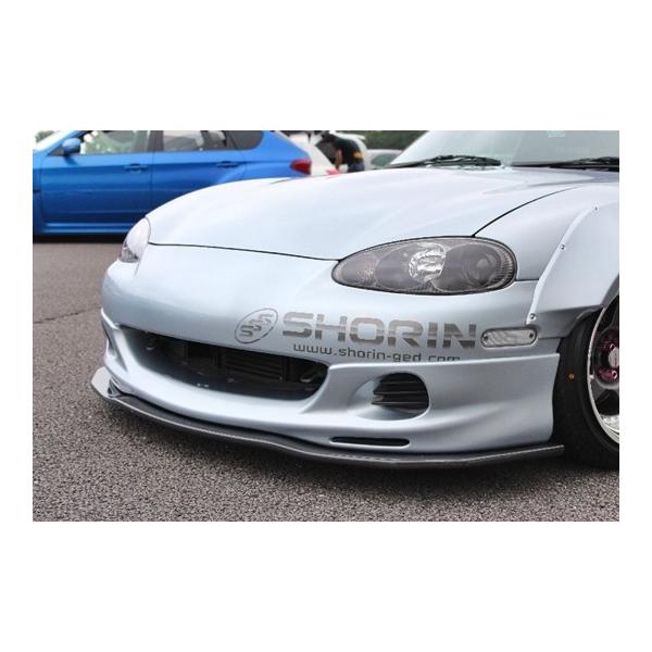 メーカー：ショーリン　SHORIN商品：フロントリップスポイラー定価：￥３０，０００-（税抜き）材質：FRP（未塗装）状態：新品未使用【適合車種】車種：NB系ロードスター　Roadster型式：NB6C/NB8C年式：後期備考：後期の純正オ...