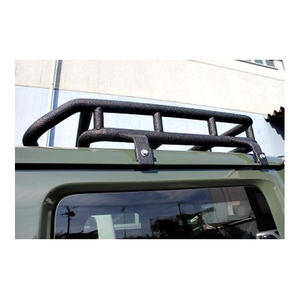 メーカー：（株）セキハラブランド：サクソンレーシング　SUXON RACING商品：ルーフラック ハーフVer.状態：新品未使用（※加工不要で取り付け可能です）【商品データ】品番：JIM-464材質：アルスター φ38/t1.6本体：サフェ...