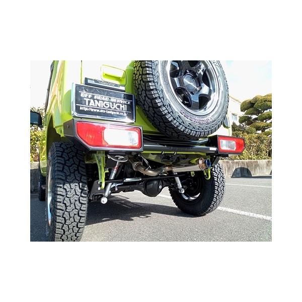 「タニグチ TANIGUCHI」ジムニー（JB64/JB74）用ダブルリアバンパー（粉体焼付黒塗装品） | 総合カー用品店 A-Line Japan | SitePromo