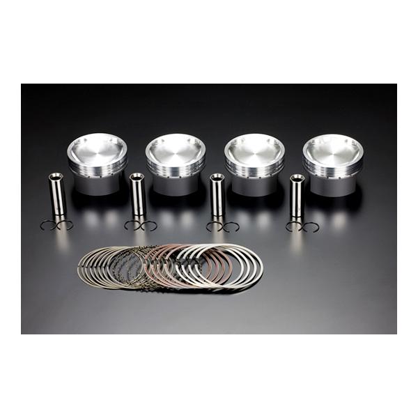 メーカー：トダレーシング　TODA RACING商品：ローコンプ鍛造ピストンKIT（ターボ用）品番：13050-M16-T00状態：新品未使用 【ピストンデータ】ボアxストローク：φ85.00mmx83mm排気量：1884ccクラウン部容積...