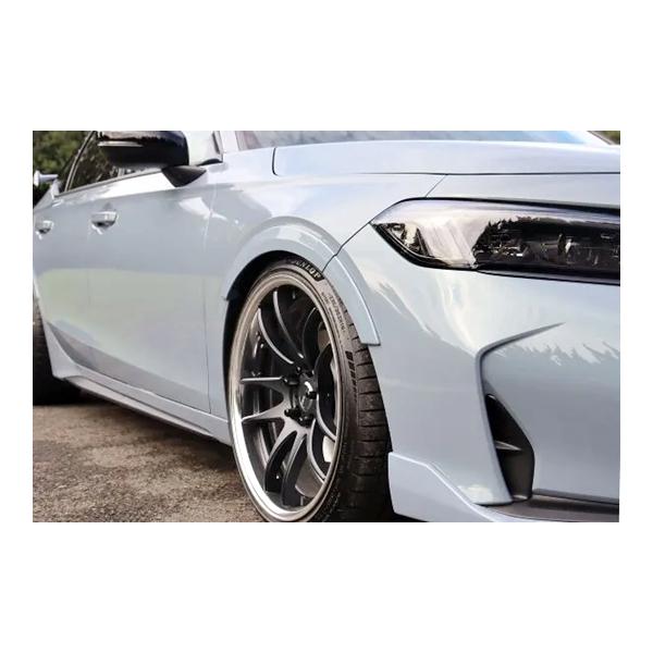 メーカー：ガレージ ベリー　Garage Varyブランド：ベリー　VARY商品：+9mm ローフォルムフェンダートリムｘ１台分サイズ：出幅+9mm/ダウン量+10mm材質：ウレタン（未塗装）状態：新品未使用■適合車種車種：シビック RS　...