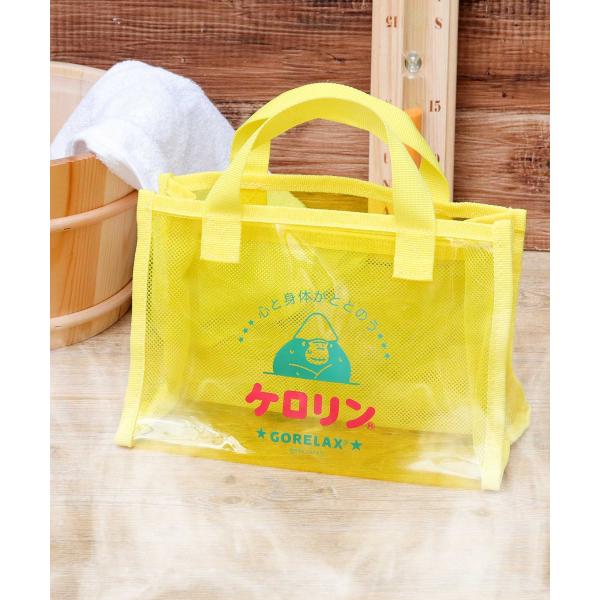 【発売日：2026年02月25日】■商品名ごリラックス×ケロリン ととのいサ活バッグ■メーカー品番25P46099■カラーイエロー■スペック内ポケット：ファスナー付メッシュポケット×1■サイズ横幅：約24.5cm高さ：約16.0cmマチ：約...