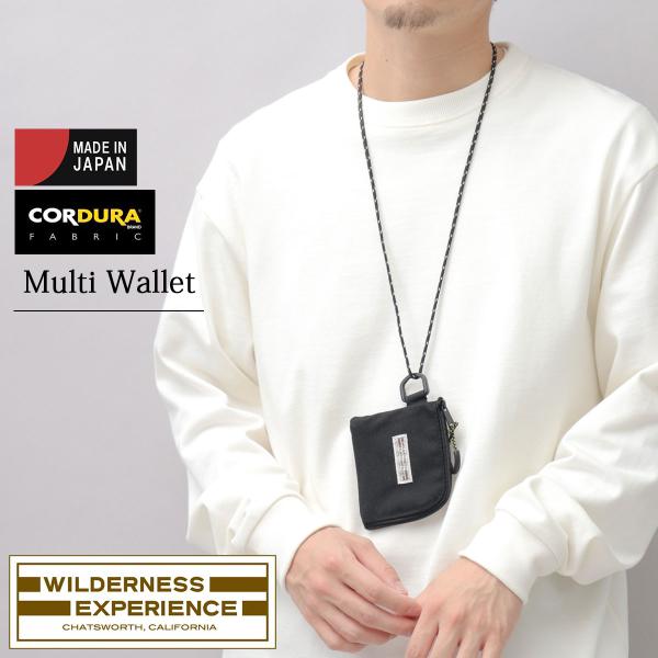 【発売日：2024年01月29日】■商品名Multi Wallet マルチウォレット■カラーブラック■サイズ横：10.0cm縦：8.5cmショルダーストラップ：87.0cm■素材CORDURAナイロン(500D)■生産国日本■発送方法ネコポ...