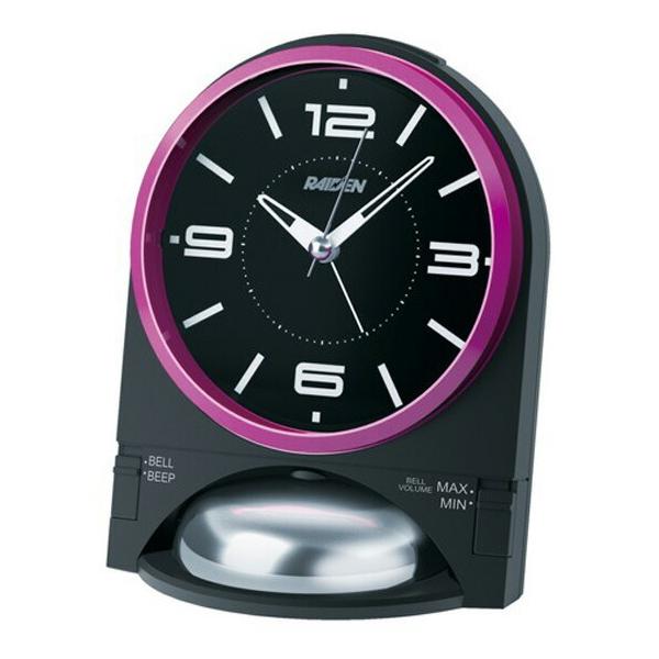 SEIKO(セイコー) 目覚まし時計 アナログ RAIDEN PYXIS NR436K　のスペックサイズ 144×115×114素材 プラスチック枠前面：プラスチック機能 ?「ベル音」と「電子音」の切替式?大音量ベル音アラーム?アラームオー...
