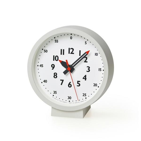 Lemnos レムノス 置き時計 掛け時計 アナログ ステップ 「ファンプンクロック」 　(TL-YD18-04)　のスペックサイズ 縦１６．１幅１５×厚み６．２ｃｍ、３４０ｇ素材 ＡＢＳ樹脂、ガラス機能 置き時計、ステップムーブメント、ス...