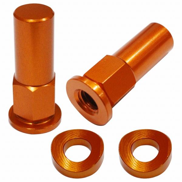 ◆セット内容リムロックナット 2本セット◆カラー：オレンジ◆参考適合車種[HONDA]CRF50F XR50R CRF70 CRF100 CRF125 CR125R CR250R CRF250R CRF450RCRF250X CRF250R...