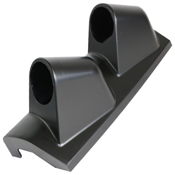 2連タイプの右側用メーターパネル！お気に入りのメーターを装着し、車内をスタイリッシュに！オートゲージ、ドラゴンゲージ、エプマンレーシング、デフィ、ブリッツなどのメーターにおススメです。汎用品で、さまざまなメーカーのメーターにご使用いただけま...