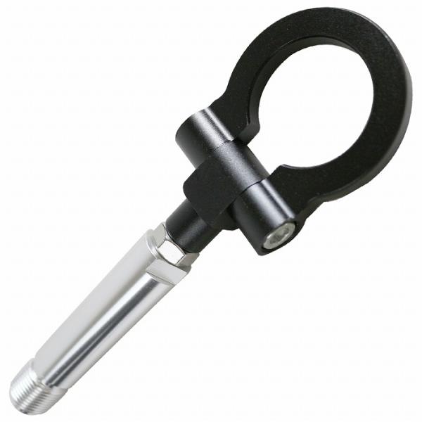 バンパーのフック用ネジ穴に取り付ける汎用牽引フックです。装着することでレーシングカーのような外観になります。また、単なるドレスアップパーツとしてだけでなく、雪道のスタックや故障車の牽引などにとても役立ちます！【角度調整が可能】※フック部分は...