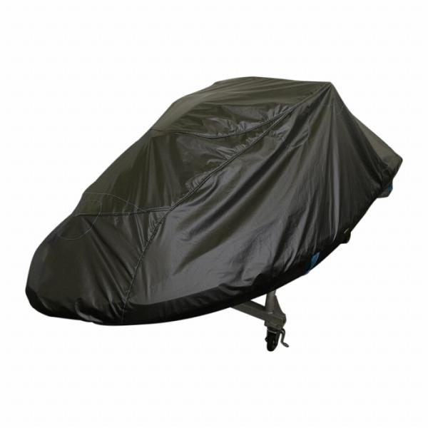 ジェットスキーカバー 3人乗り用（ワイドサイズ）シーズンオフの際に大活躍！屋外保管の方必需。カバーを被せることにより船体を雨や汚れから守り、長期保管時も安心して屋外保管ができます。参考適合船体サイズ(約)対応：3人乗り用全長(m)：3.56...