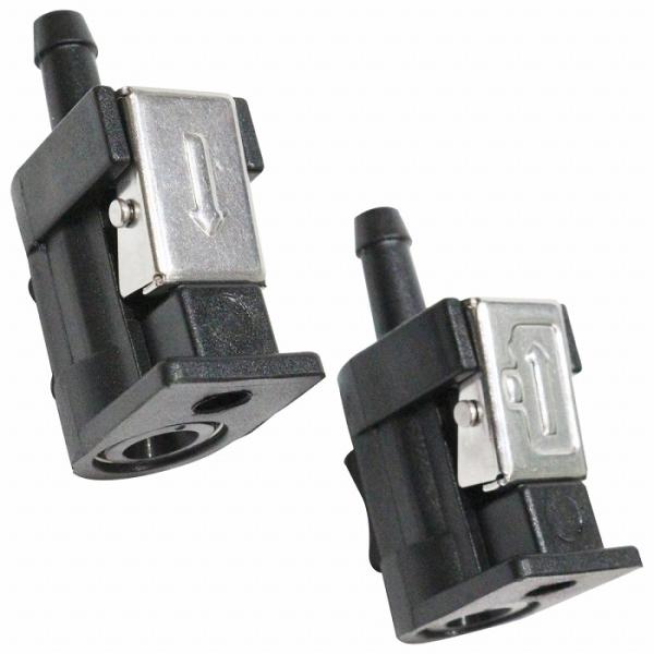 ヤマハ　船外機用　燃料コネクター2個セットです。内径 6mm/8mm ホース対応。経年劣化、破損等が見られましたら、交換の合図です。【セット内容】船外機　燃料コネクター2個セット【対応】ヤマハ　船外機内径 6mm/8mm ホース※画像のサイ...