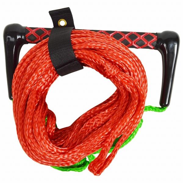 ウェイクボード用のハンドル＆ラインセット！初めてご購入の方や、ラインの交換をお考えの方におすすめです！【ハンドル】ハンドル幅は12インチ！握り心地の良い素材で、滑りにくく、濡れた状態でも手にしっかりとフィットしてくれます。太さはΦ30mmで...