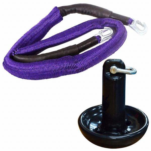 大人気の伸縮アンカーロープ 6m とセットです♪水上オートバイ(ジェットスキー)/小型ボート/小型船舶に最適！ゴムラバーで覆われたPVC加工！アンカーの上げ下ろし時に高価な船体へのキズ付きから守ります！※底が丸く地面などとの接触面積が大きく...