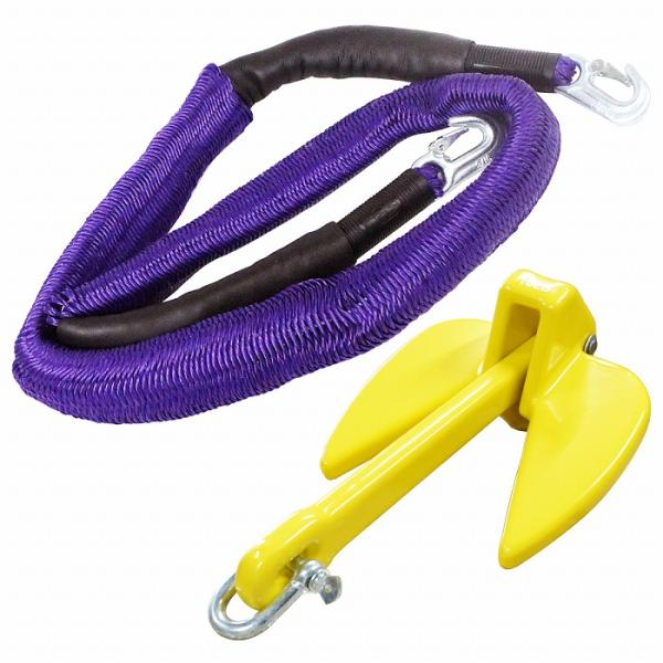 ＰＷＣ（ジェットスキー）やボートなどをアンカリングするのに便利！マッシュルーム型のアンカーよりより強力ですので少々の波や風では流されません。