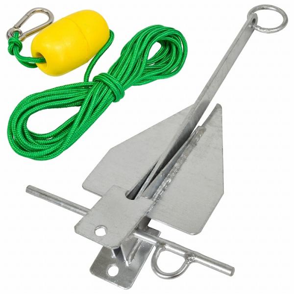 ●プレジャーボート用アンカーのスタンダード型です。●泥や砂利、砂地などの地質で特に威力を発揮する、万能型のアンカーです。●シャンク部はねじれに強く、しなやかな材質の鍛造仕上げです。　