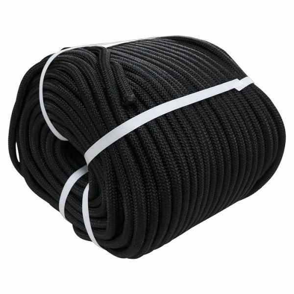 係船やアンカー用に適したロープです！荷物の吊下げや吊上げ、防災ロープ、係船ロープなどに最適♪耐水性・耐候性に優れています。※ロットによりロープデザインが異なります事予めご了承ください。