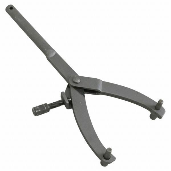 ・DIY用にオススメ♪汎用！スクーターのプーリー、クラッチ、　フライホイールの取り外し・分解、回り止めに最適です。・外す際に一緒に回転して空回りしてしまうフライホイールやクラッチ、　プーリーなどの回り止めとしても使用できます。・バイクのクラ...