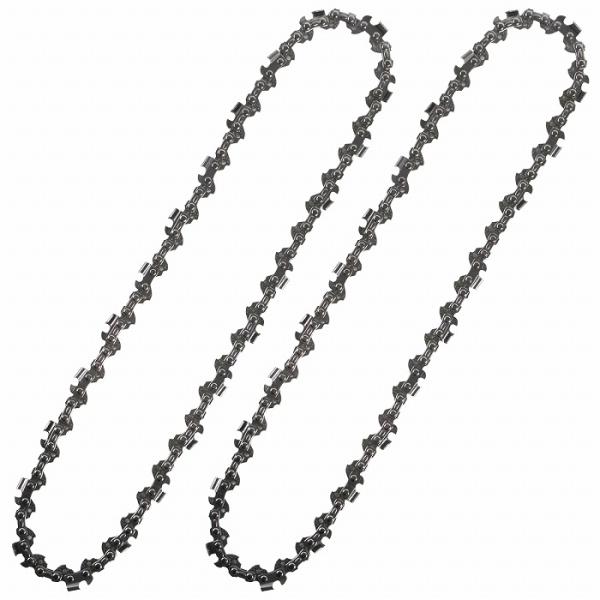 電動チェーンソー用の替刃　2本■サイズ【12インチ／30cm】・ドライブリンク数：45個・ピッチ：3/8"・ゲージ：0.05"（12.7mm）〇適合品番オレゴン　　｜91PX-45E 91VXL-45Eハスクバーナ｜H35-45Eスチール　...