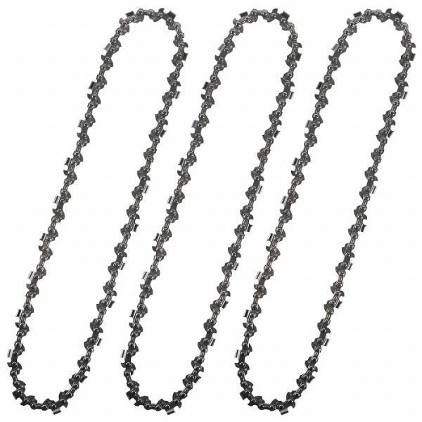 電動チェーンソー用の替刃　3本■サイズ【12インチ／30cm】・ドライブリンク数：45個・ピッチ：3/8"・ゲージ：0.05"（12.7mm）〇適合品番オレゴン　　｜91PX-45E 91VXL-45Eハスクバーナ｜H35-45Eスチール　...