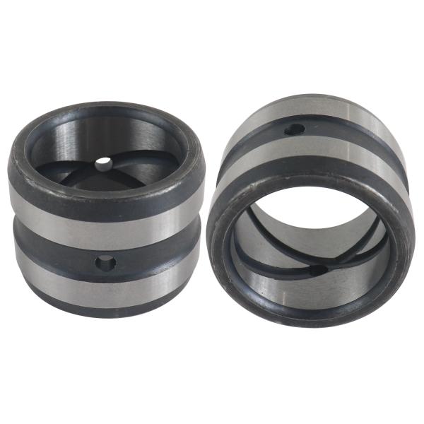●ピン径30mm　硬鋼製油圧ショベルバケットブッシュ　2個セット油圧ショベルやバックホーなど建設機械のアーム・リンク・バケット接続部に使用される摩耗部品です。ピンとの隙間を適切に保ち、ガタつきや摩耗を抑えることで、機械本来の動作性能を維持し...